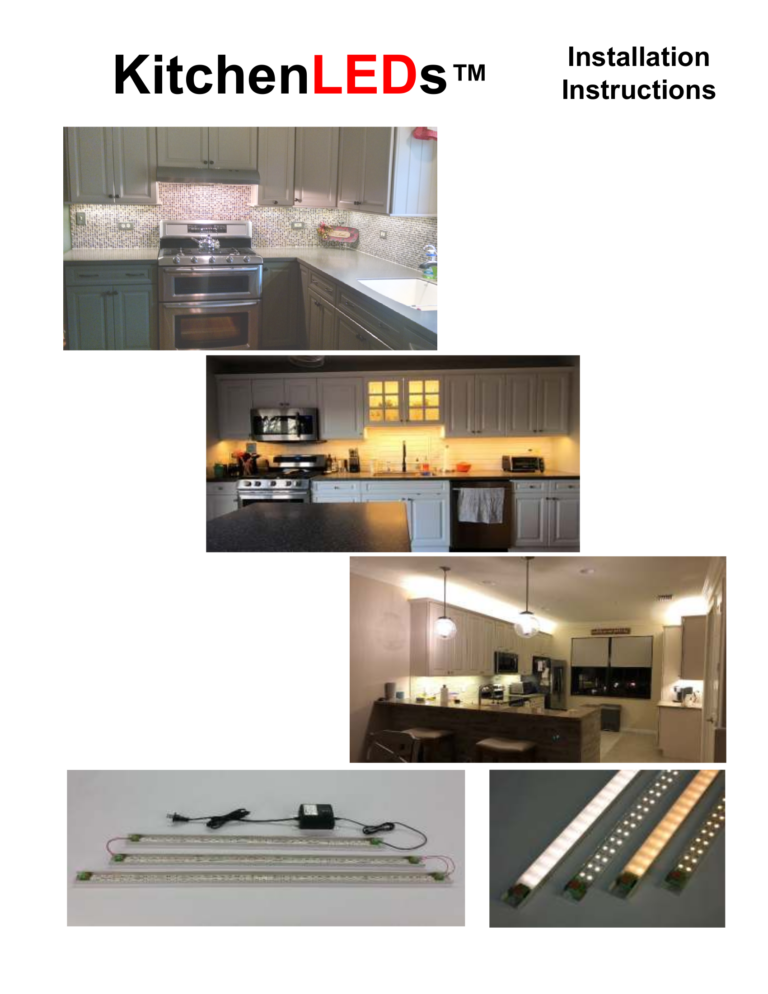 Installation Instructions | KitchenLEDs